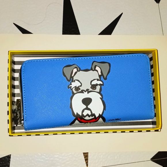 Marc Tetro | Bags | Marc Tetro Zip Around Wallet Nwt Scottie | Poshmark